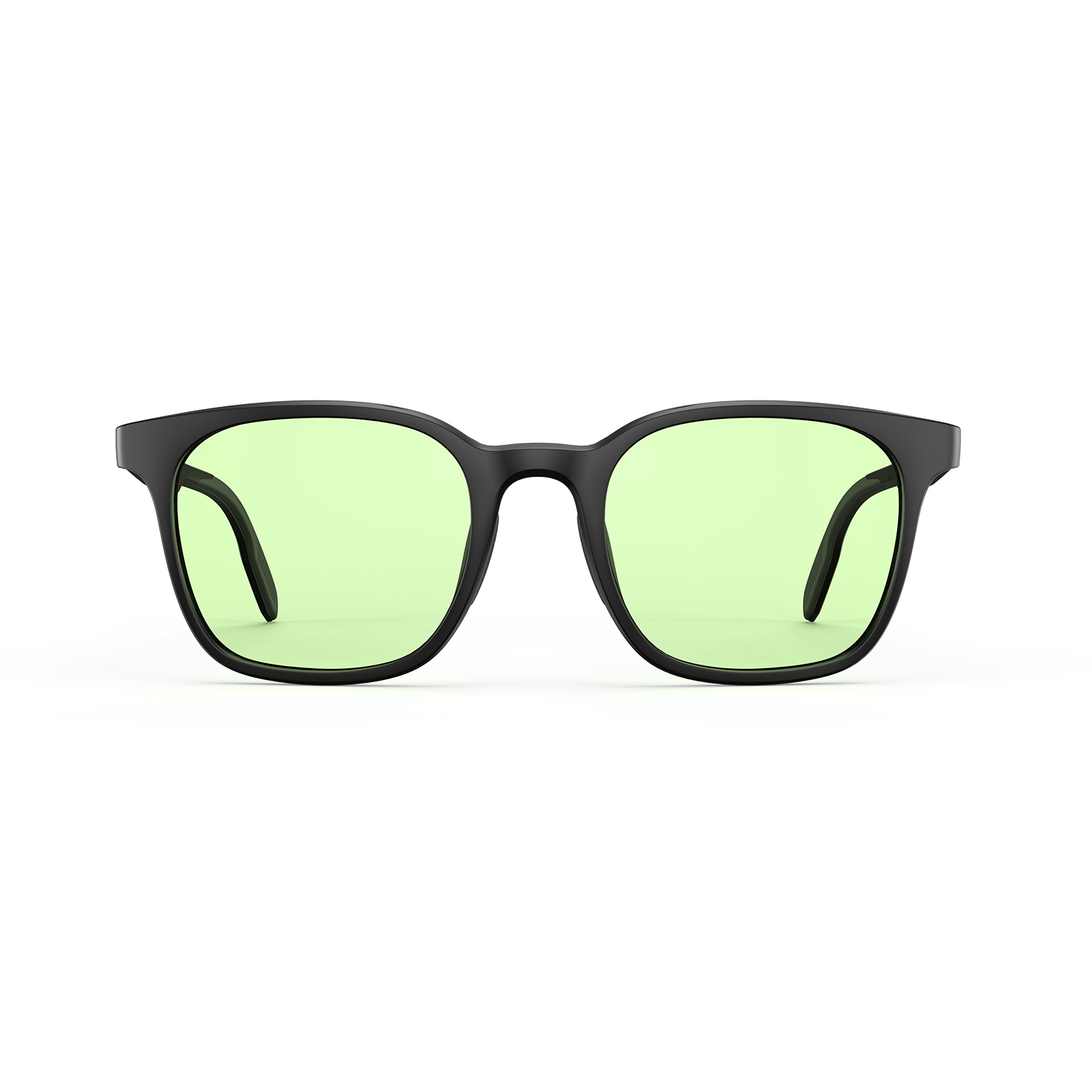 Sun Boost Square Green Lens Blue Light Glasses | Gloojo